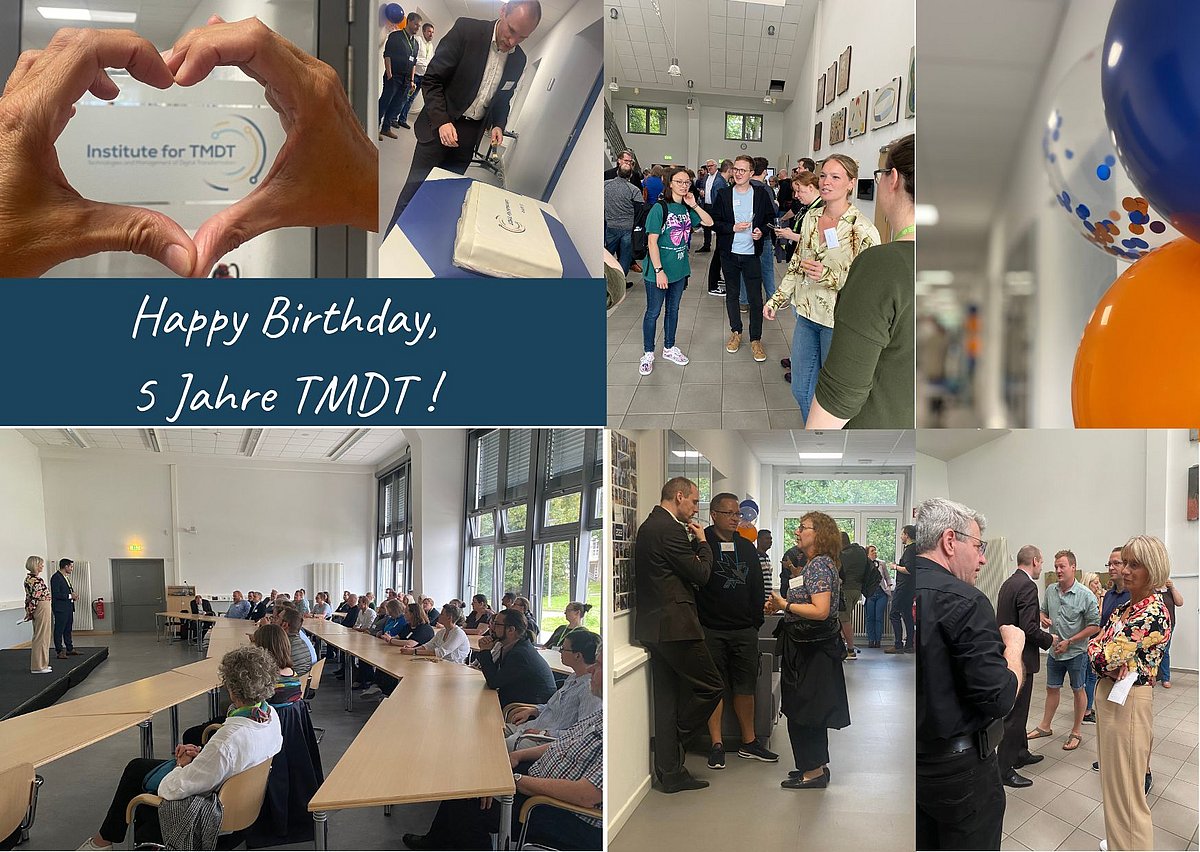 Fünf Jahre TMDT: Unser Lehrstuhl feiert Geburtstag